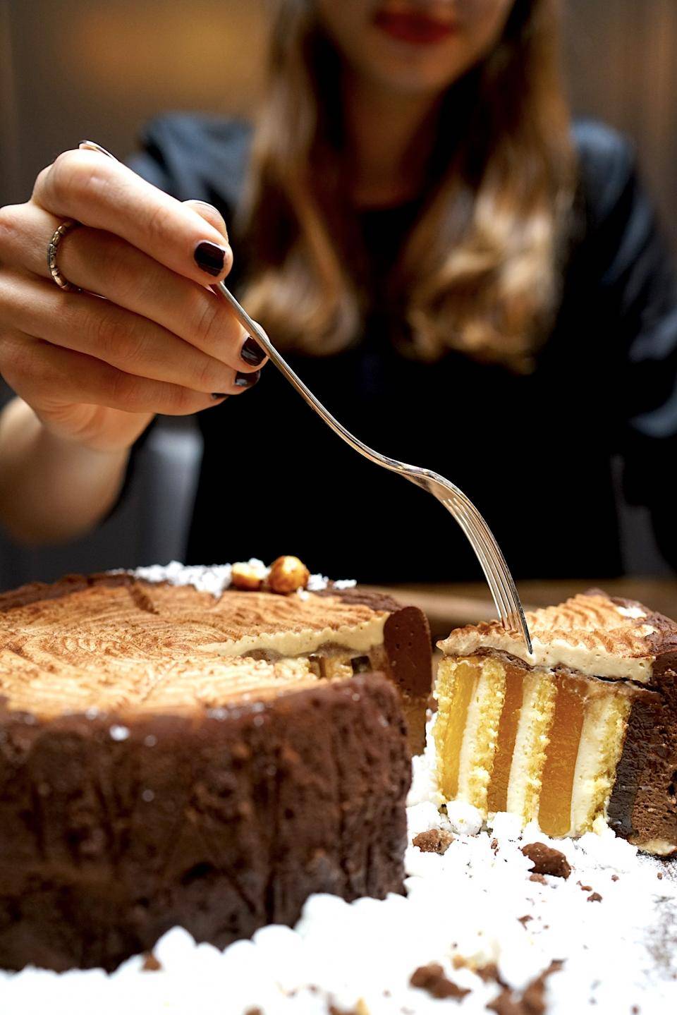 Yule log by Jacopo Bruni | cacao-barry.com